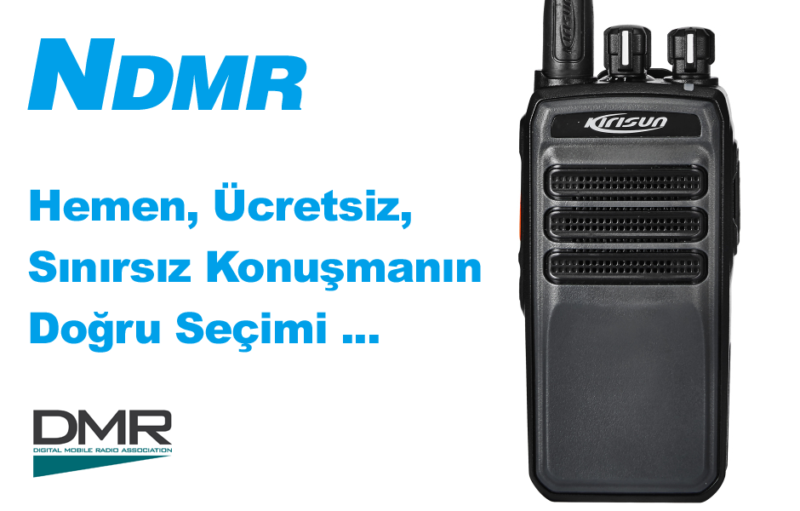 KİRİSUN NDMR AĞIR GÖREV LİSANSSIZ DİJİTAL EL TELSİZİ